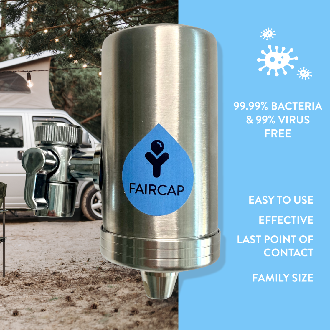 Faircap Faircap Tap Water - Stainless Steel - Faircap